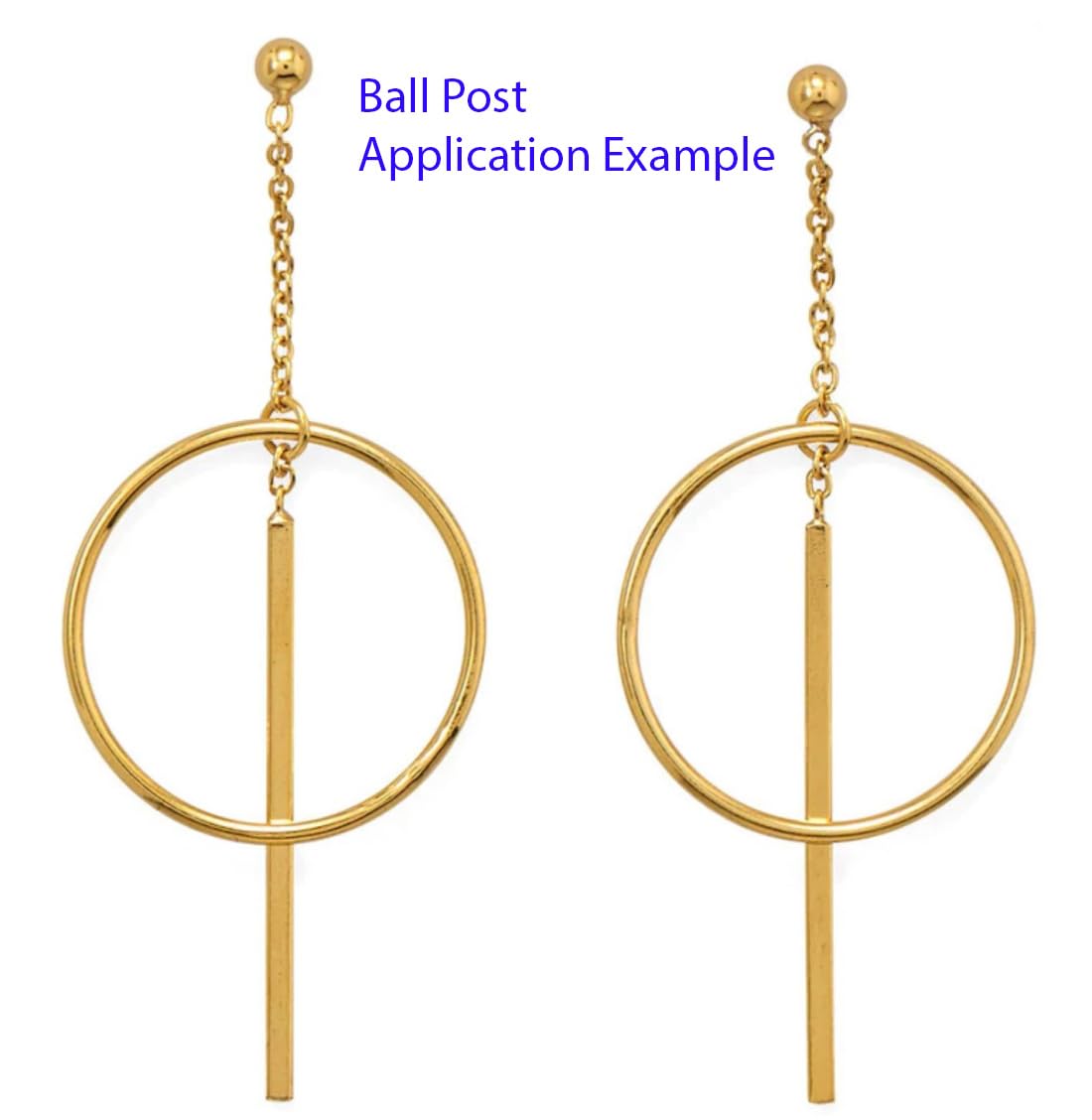 5 pairs Adabele Authentic 925 Sterling Silver Ear Stud Earring Posts Findings 4mm Ball Open Loop with 10pcs Earnut Backs for Earrings Jewelry Making SS18-4