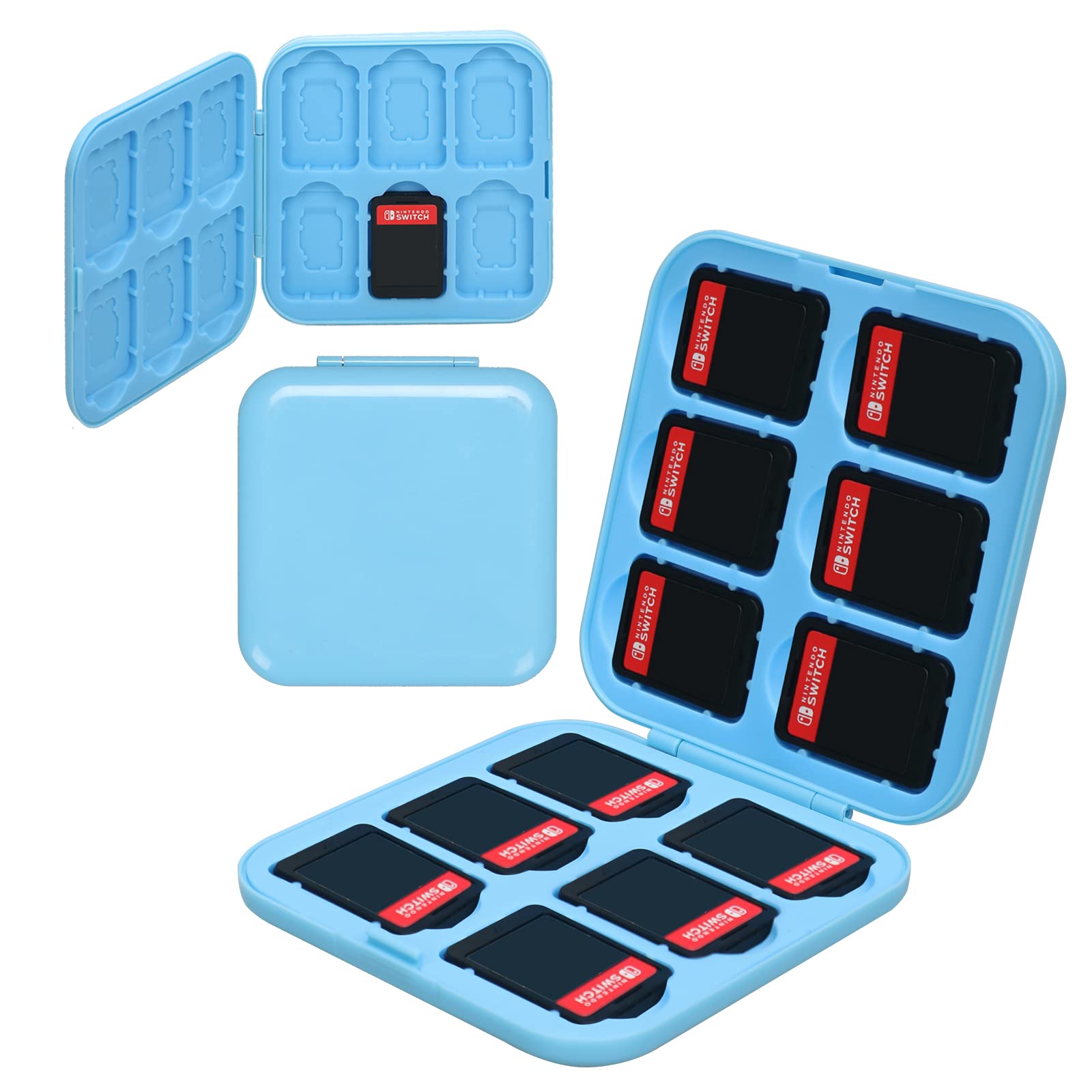 Accessories Bundle Compatible with Nintendo Switch Lite,TGDPLUE Switch Lite Accessories Kit with Switch Games Card Holder,Skin Sticker,Protective Cases Cover,Scrren Protector,2 Thumb Grips