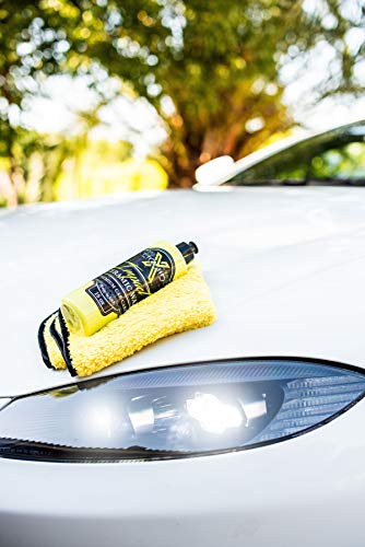 Liquid X Yellow Xtreme Plush Waffle Weave Microfiber Detailing Towel Guaranteed Satisfaction - 16" x 16" (5 Pack)