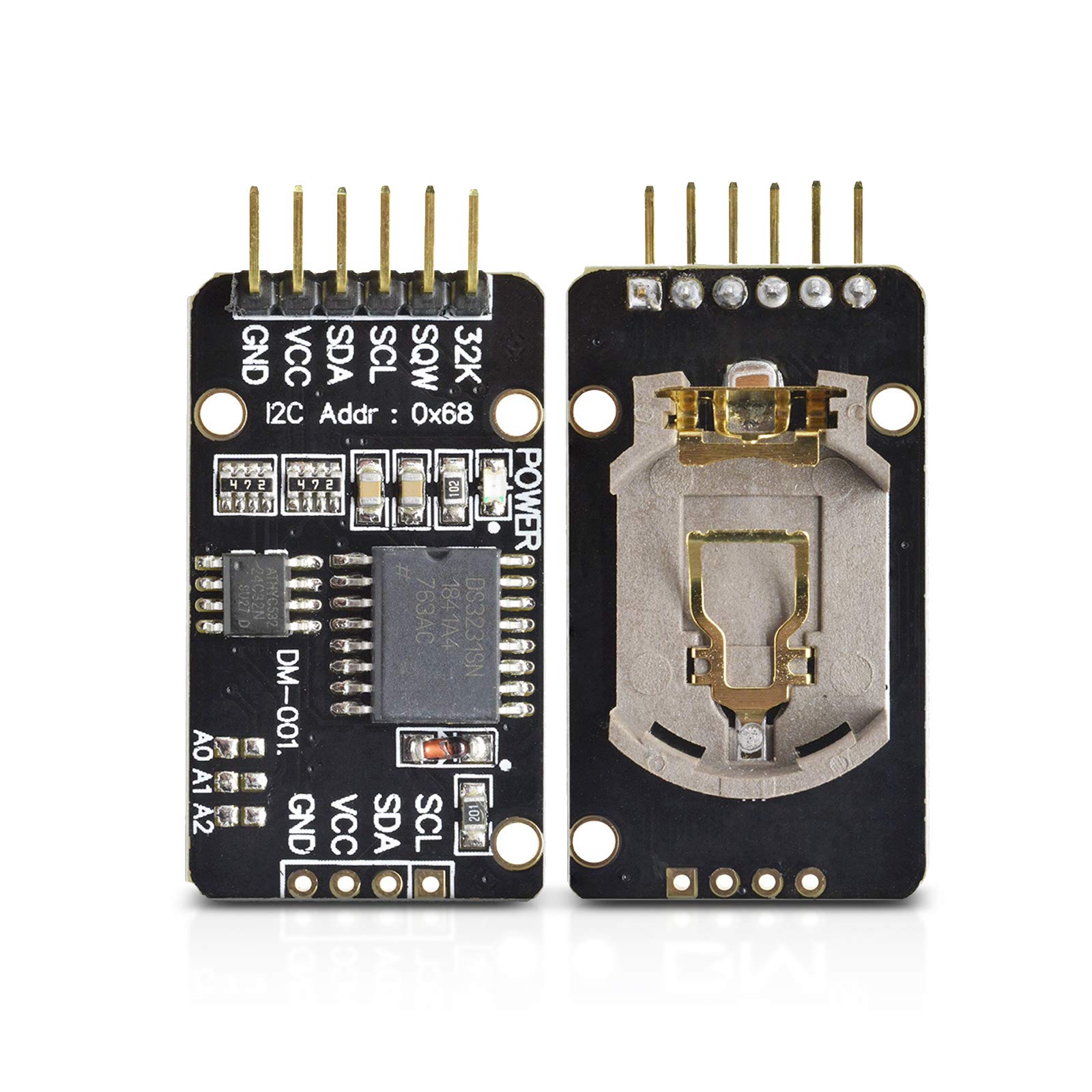 Aideepen RTC Module IIC High Precision Real Time Battery Holder Battery Shield Battery Charging Module WiFi Micro-USB Connection