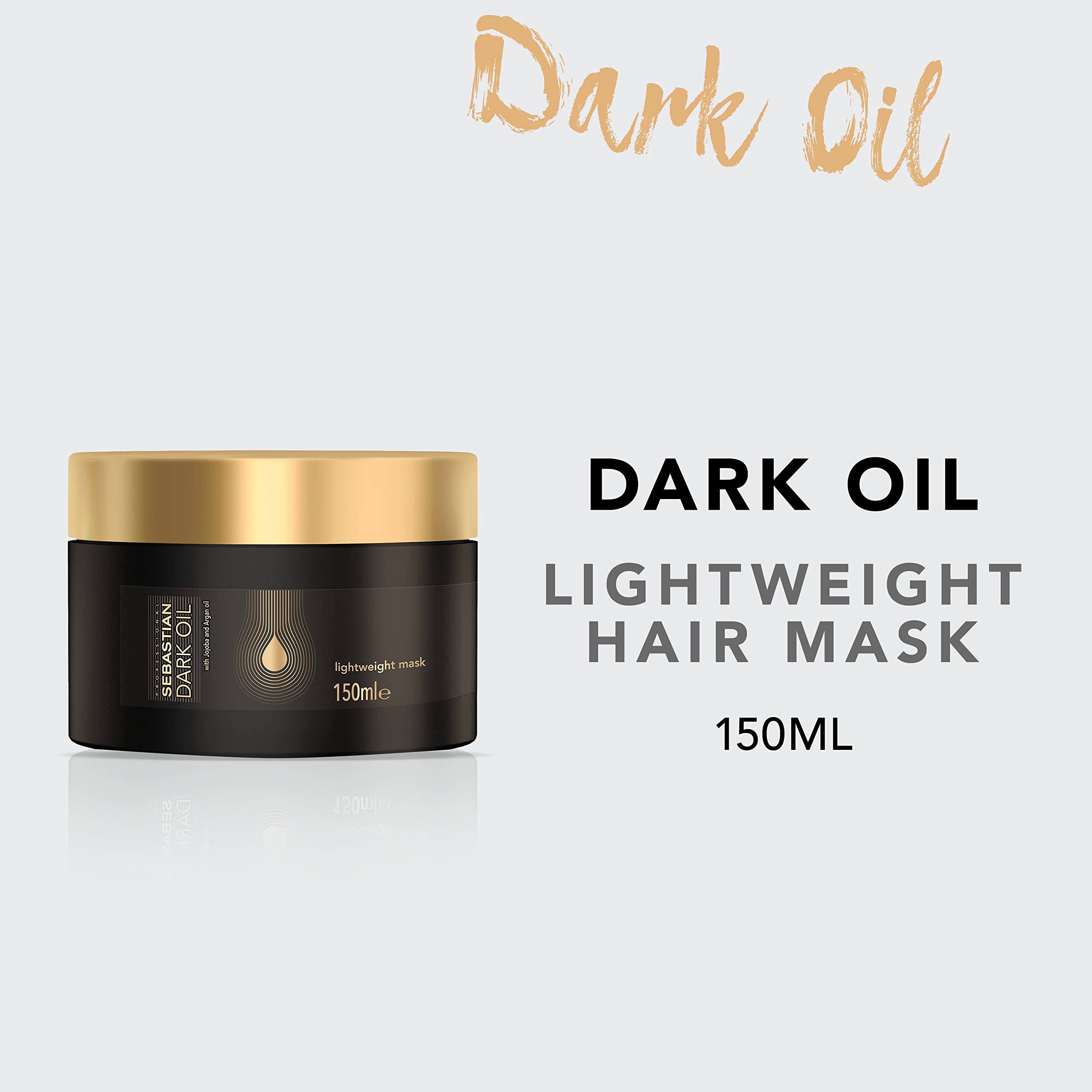 Sebastian Dark Oil Lightweight Mask, with Jojoba and Argan Oils, 5.1 oz
