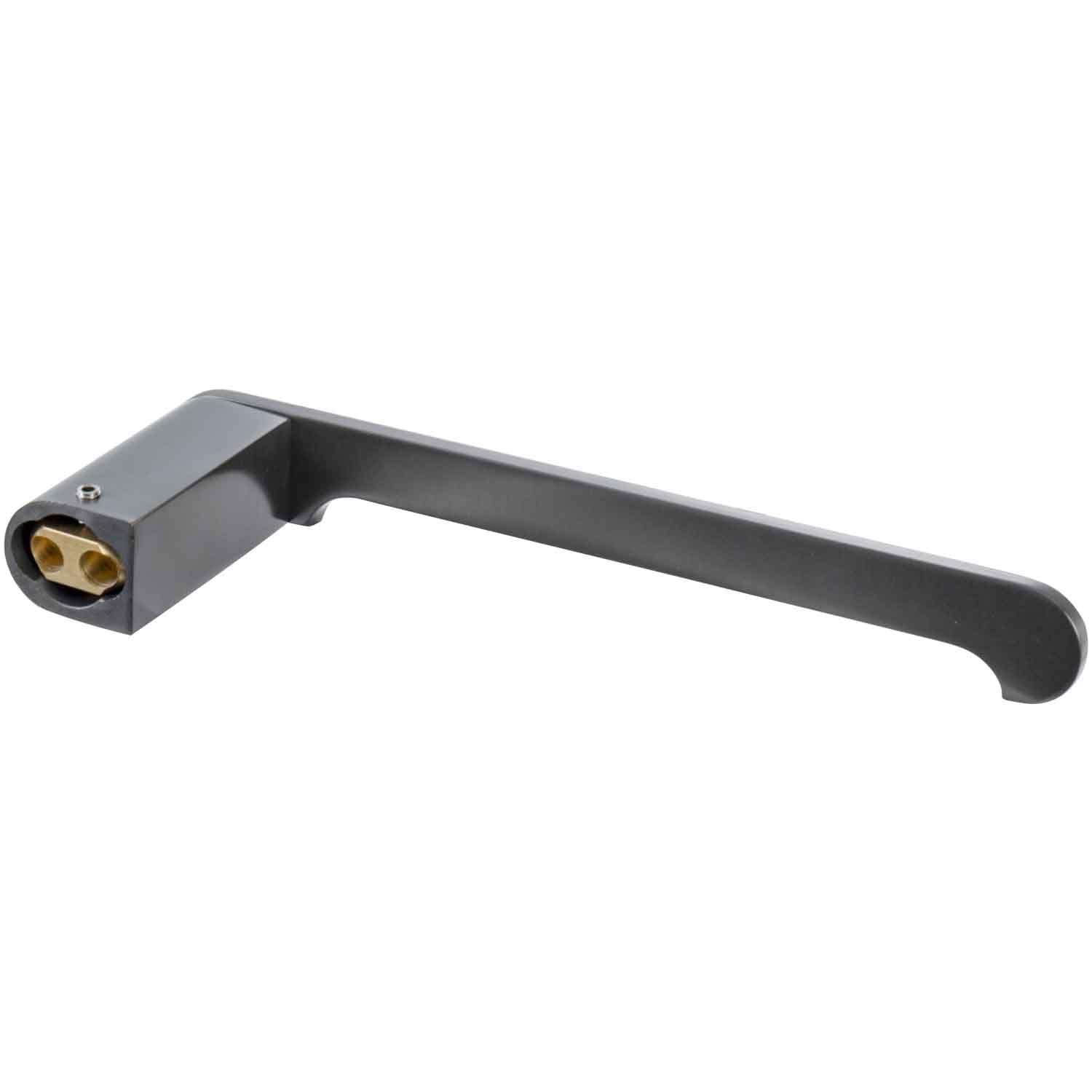 MyGift 6 Inch Gunmetal Hand Towel Holder Rack, Wall Mounted Premium Hotel Series Dark Gray Metal Hook for Hanging Hand Drying Towels, Bathroom Hand Towel Ring