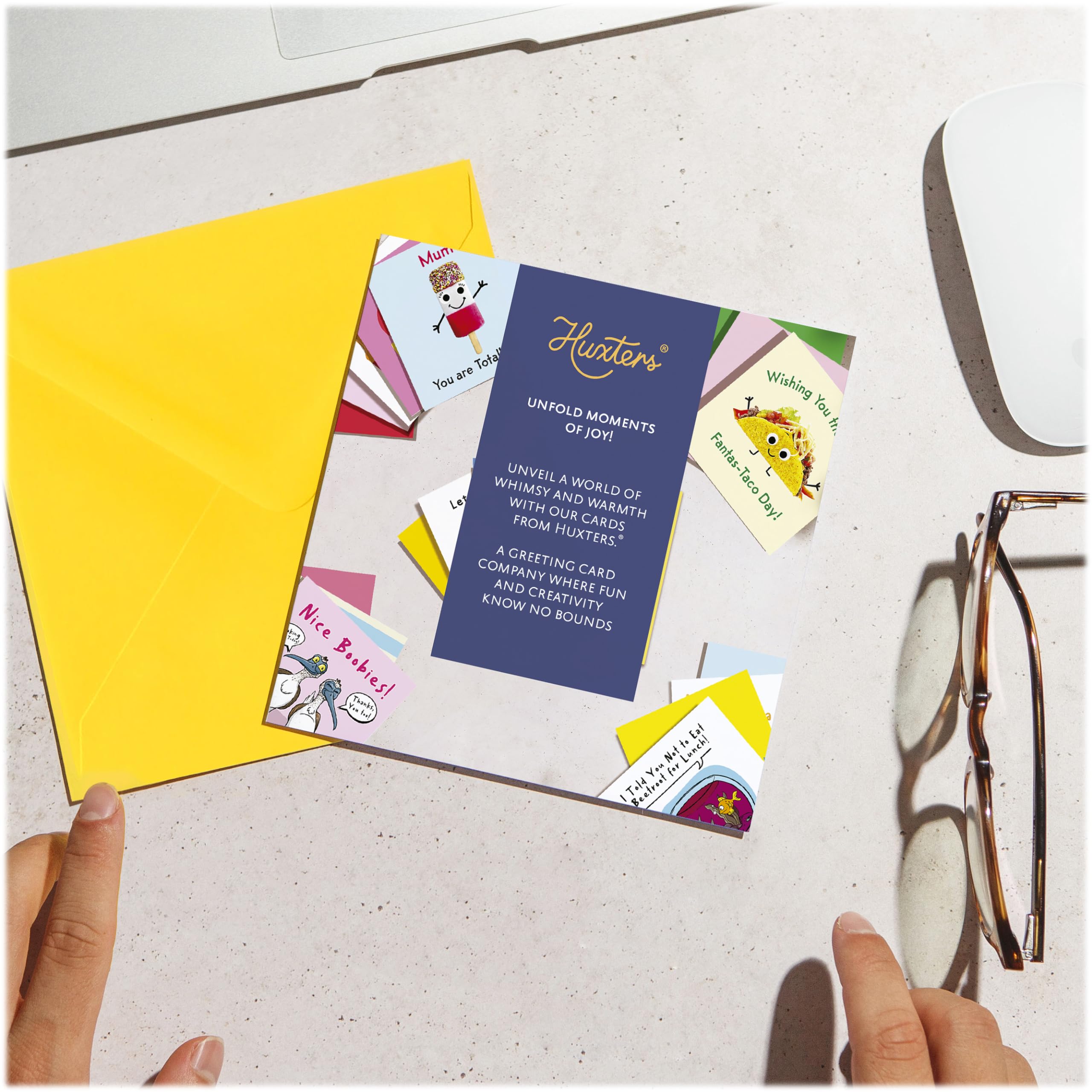 Huxters Have a Cracking Birthday Card for men β Funny Card for him Dad - Uncle - Brother β Blank Interior Funny Card for her Mom sister and Auntie 14.8cm