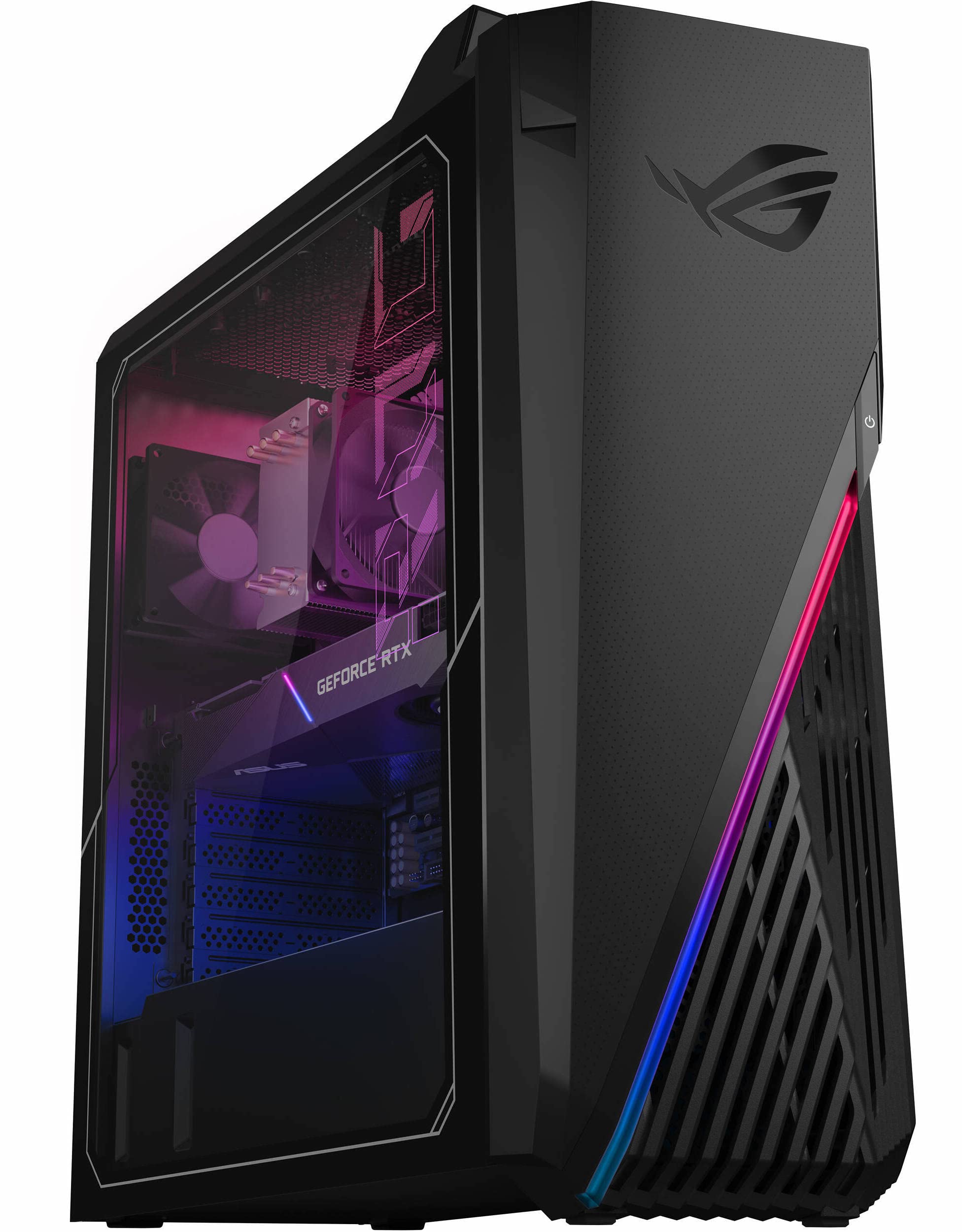 ASUS ROG G15CK-IB772 Gaming & Entertainment Desktop PC (Intel i7-10700 8-Core, 32GB RAM, 6TB HDD (3.5), RTX 2070 Super, WiFi, Bluetooth, HDMI, USB 3.2, Display Port, Win 11 Pro) (Renewed)