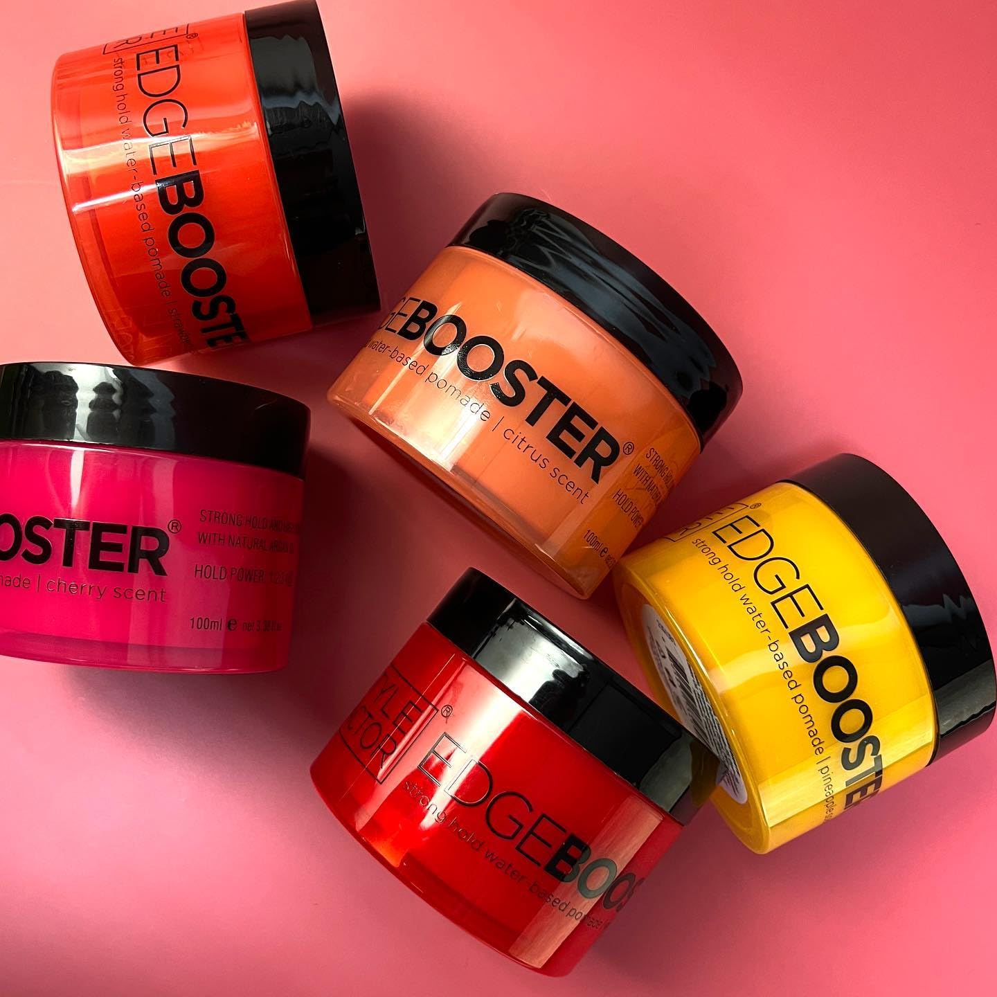 Style Factor Edge Booster Strong Hold Water-Based Pomade 3.38oz - Acacia Scent