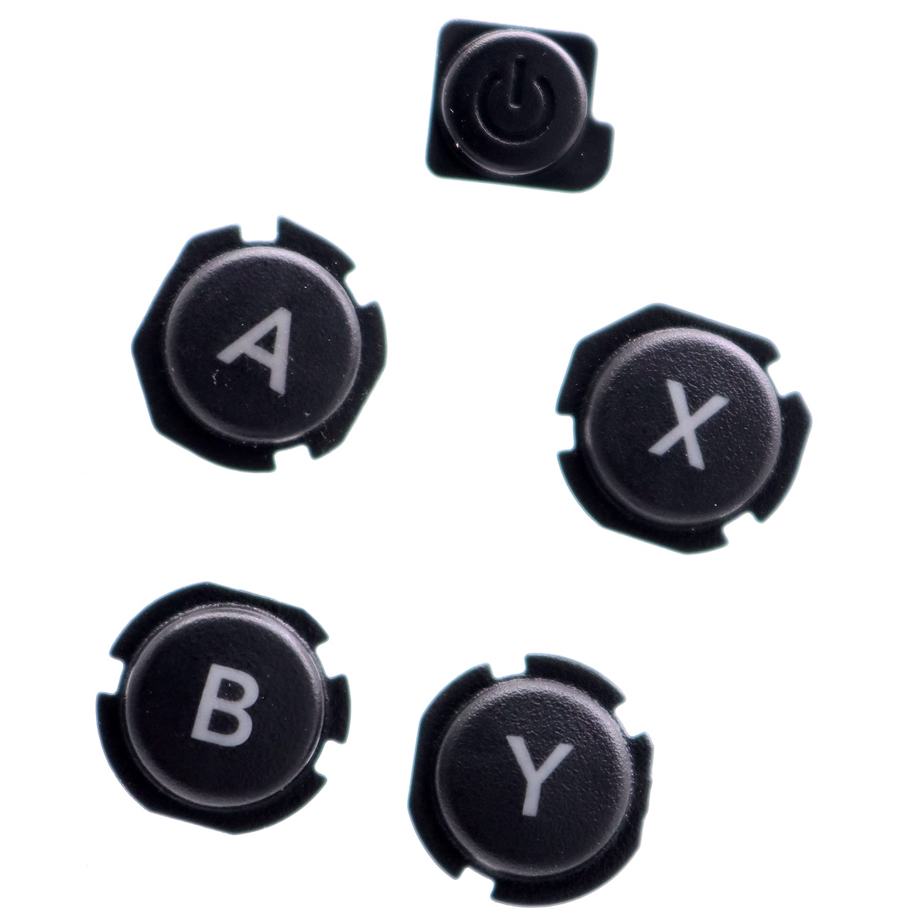 Deal4GO Original ABXY Button w/Power Face Buttons Replacement for Nintendo 3DS LL 3DS XL (2012 model)