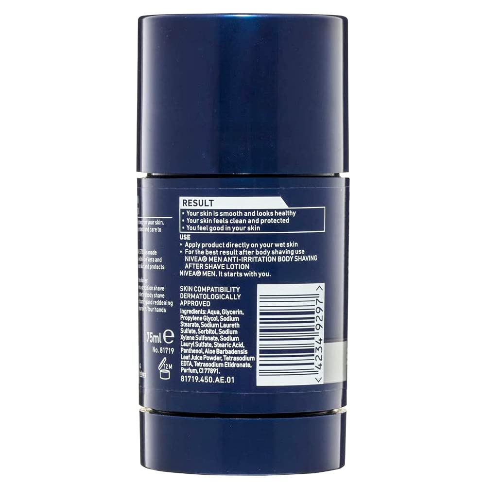 Nivea Maximum Hydration Shave Stick - Body Protecting for Smooth Shaving - 2.5 Oz (2 Pack)