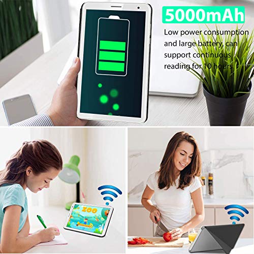 AOYODKG Android Tablet 8 Inch, Android 10 Tablets, 3GB RAM +32GB ROM, Quad Core,1280x800 HD IPS Display, WiFi Version Reading Tablet PC, Bluetooth 5.0, TF 128G Expansion [AYO-Silver]