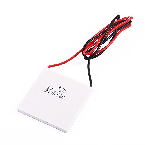 Akozon 40 40mm Thermoelectric, 1/3/5/10PCS SP1848-27145 Power Generator Cooler Peltier Heatsink Cooling thermoelectric Generator thermogenerator TEG 40x40mm 150β Plate Module