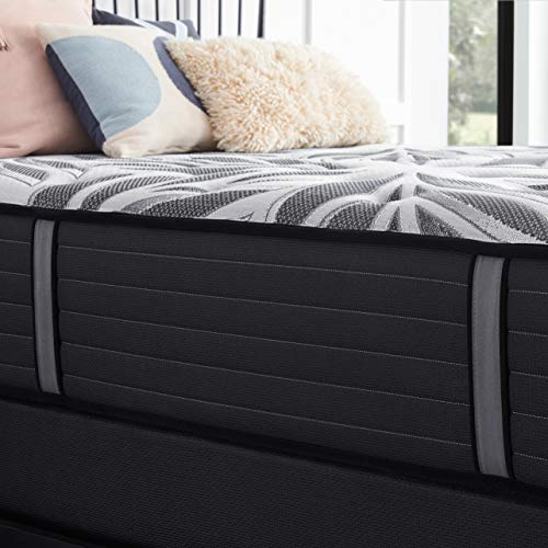 Sealy Posturepedic Plus, Tight Top 15 Plush Ultra Soft Mattress with Surface-Guard and 5-Inch Foundation, Queen, Grey