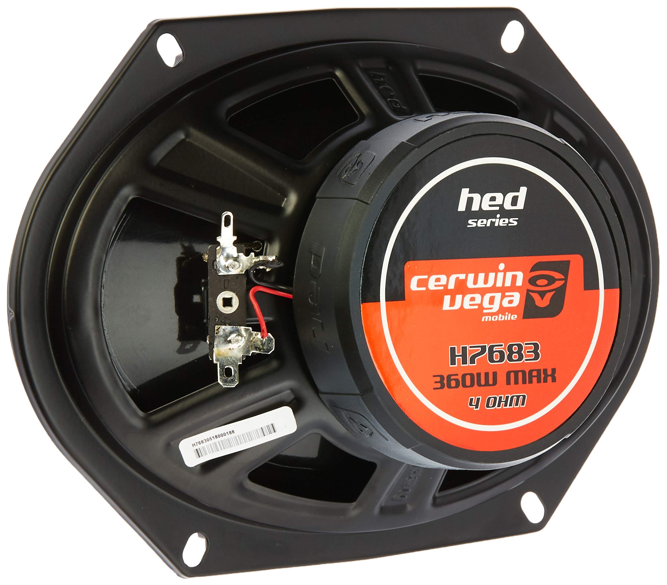 CERWIN-Vega Mobile H7683 HED(R) Series 3-Way Coaxial Speakers (6" x 8", 360 Watts max)