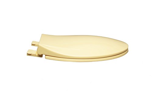 Bath Décor 2F1E6-50 Molded of high-Impact Resistant Polypropylene, Contemporary Design Slow Close plastic, Elongated