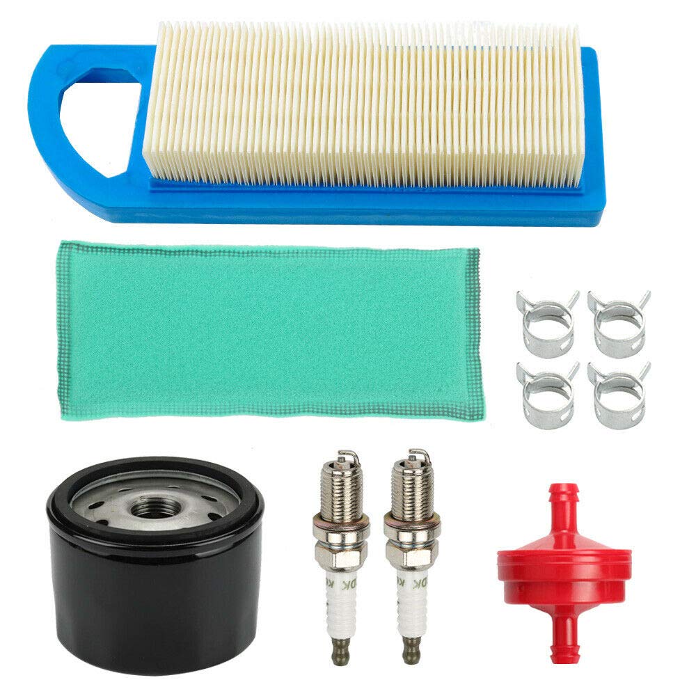 Air Filter Oil Filter for Troy Bilt Pony 17.5HP Tractor Mowers Briggs & Stratton