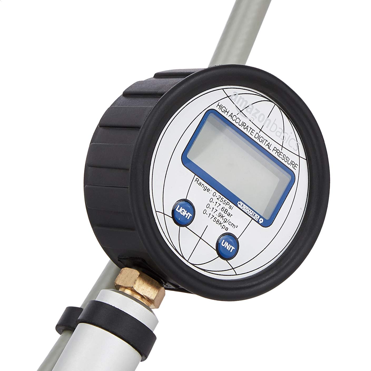 Amazon Basics Tire Inflator with Digital Gauge, 200 Max PSI