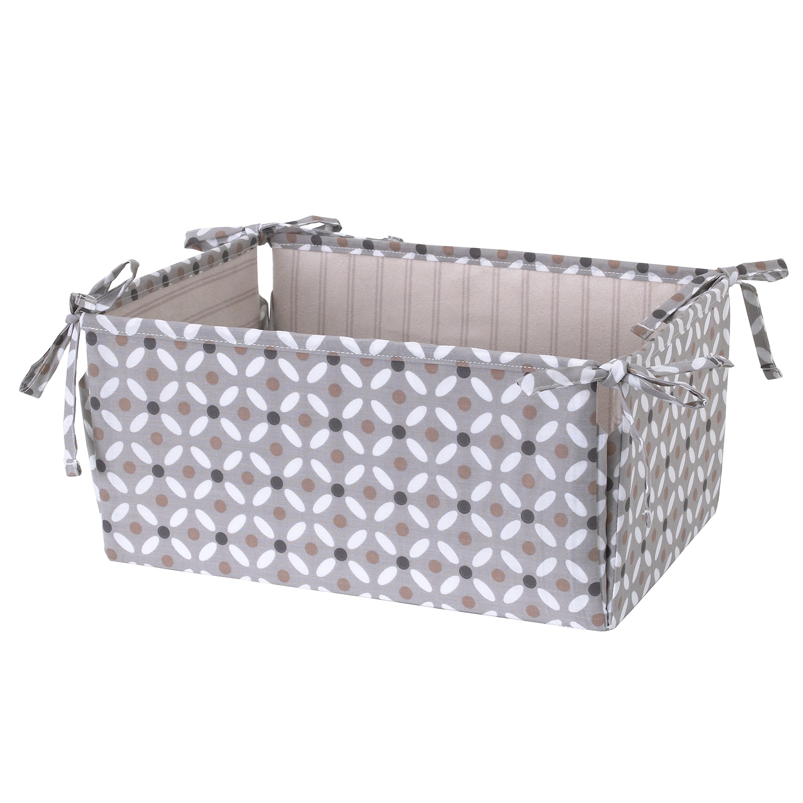 NoJo Play Day Pals Elephant/Bear/Lion/Zebra Animal 4 Piece Nursery Crib Bedding Set, Grey, Tan, Taupe, White