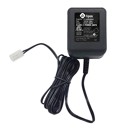Apas 24VAC Power Adapter Transformers -Sprinkler System Power Supply for Indoor Irrigation Timers