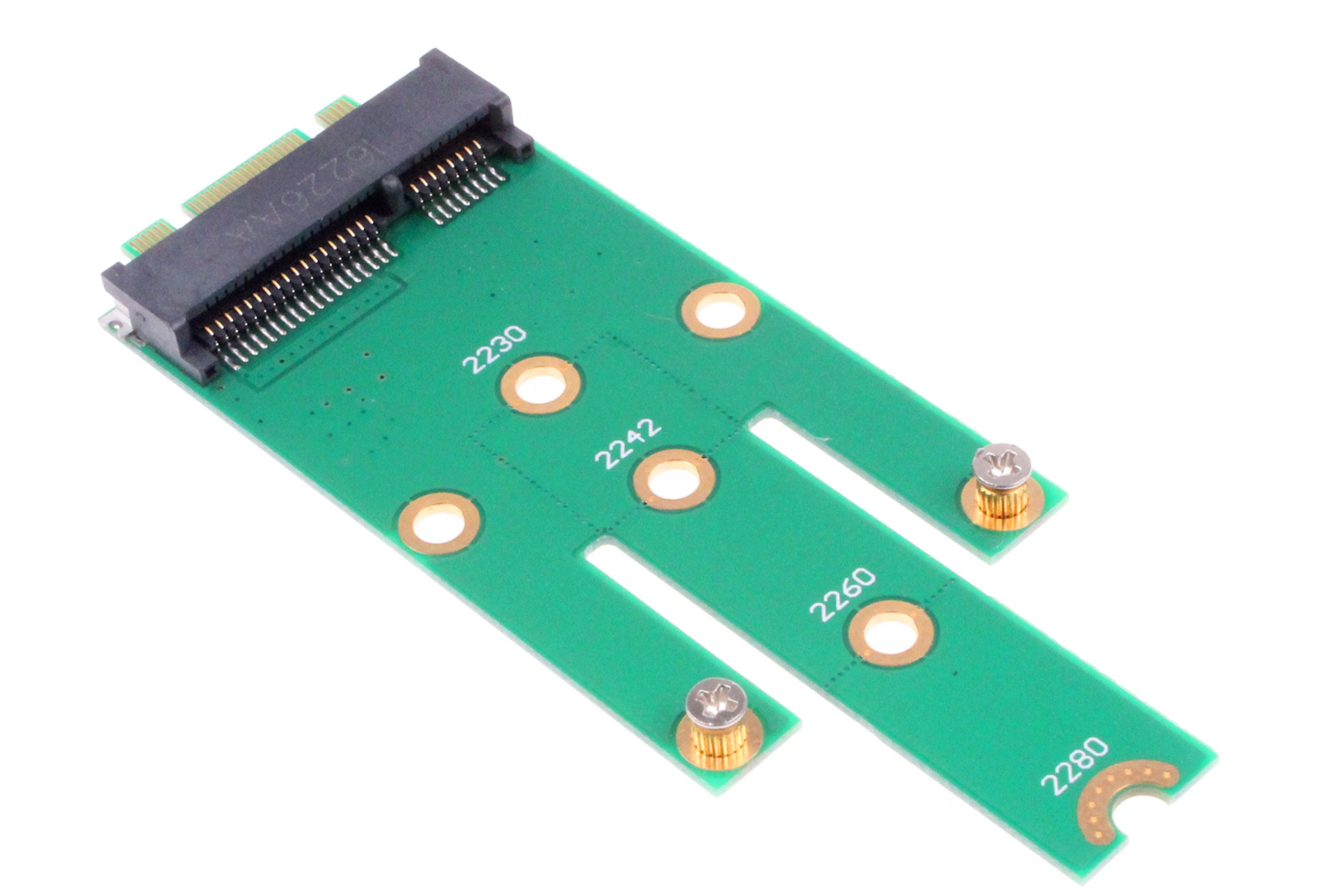 NOYITO M.2 NGFF B Key SATA SSD to mSATA SSD Connector Adapter Support 2230 2242 2260 2280 Type SSD