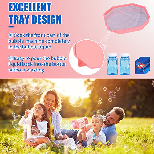 Bazooka Bubble Blaster Gun with 2 Batteries,Rocket Bubble Machine Blower,Birthday Gift for Girls Kids,Bubble Maker Toys for Party Wedding(Pink)