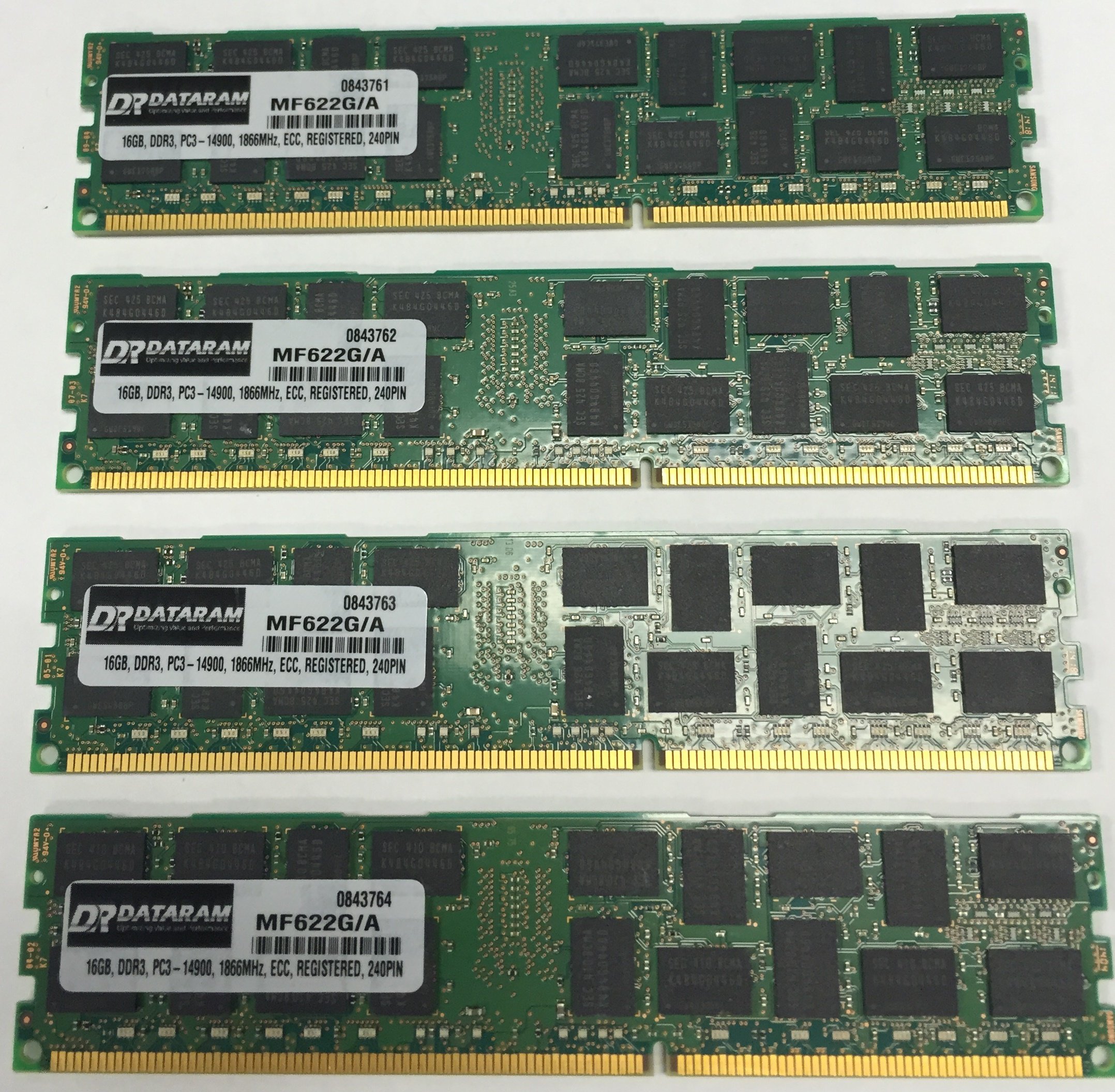Dataram 64GB (4 X 16GB) DDR3 PC3-14900 1866MHz ECC Registered Memory RAM for MAC PRO Late 2013