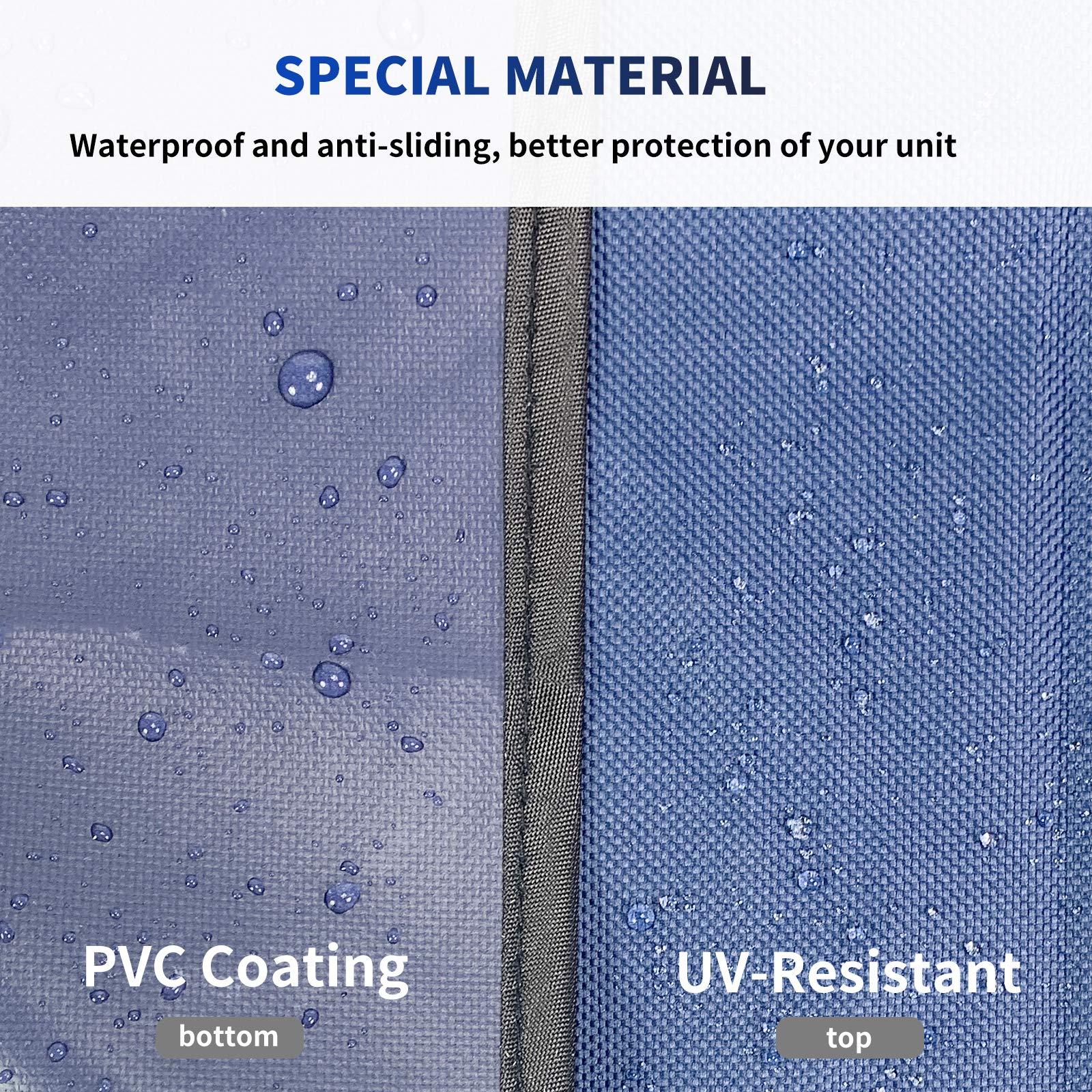 Air Conditioner Covers for Outside Units 36 × 36 inch Winter Top Outdoor AC Cover Defender Central Units