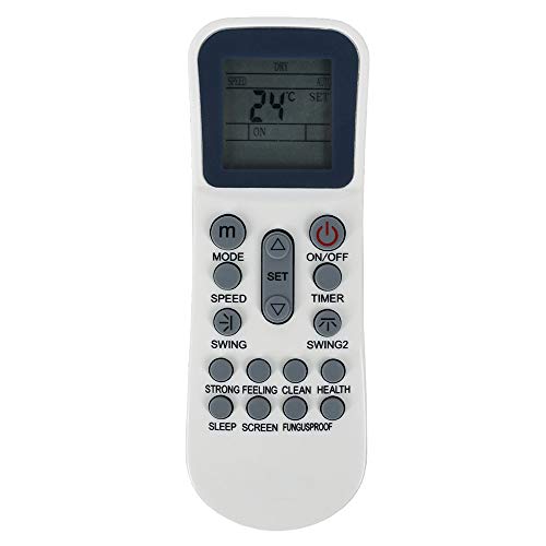 Air Conditioner Remote, Air Conditioner Remote Control Suitable for Aux Ykr-K204E Ykr-K/002E Yk-K/001E Yk-K/011E Air Conditioning - (Color: Ykr-K002E)
