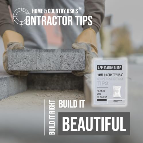 Alliance Gator Polymeric Stone Dust Bond. for Joint up to 6 Inches (Sahara Beige) with Home and Country USA Professional Contractor Tip
