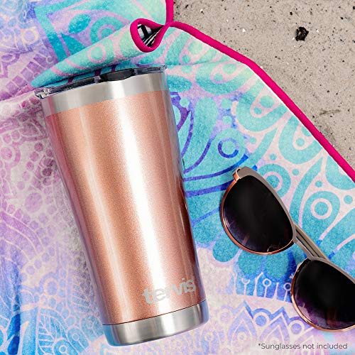 Tervis Peanuts-Charlie Stripe Triple Walled Insulated Tumbler, 20 oz, Stainless Steel