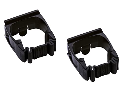 Toolflex One One Size Fits All Holder Accessory One Rail or Wall Adapter (2-Pack) - Black