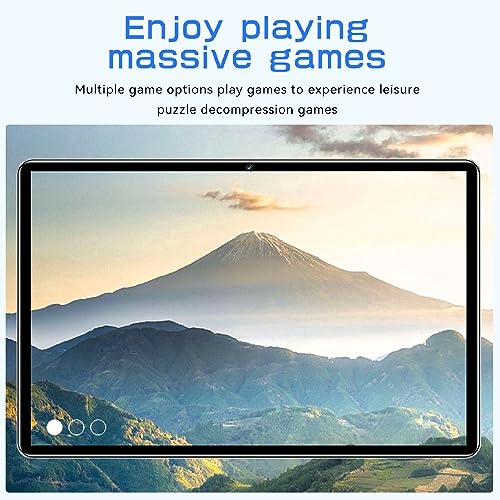 Airshi Business Tablet, 3 Card Slots Office Tablet US Plug 100‑240V 8800mAh Dual Camera with Earbuds Mouse Keyboard for Home (#4)