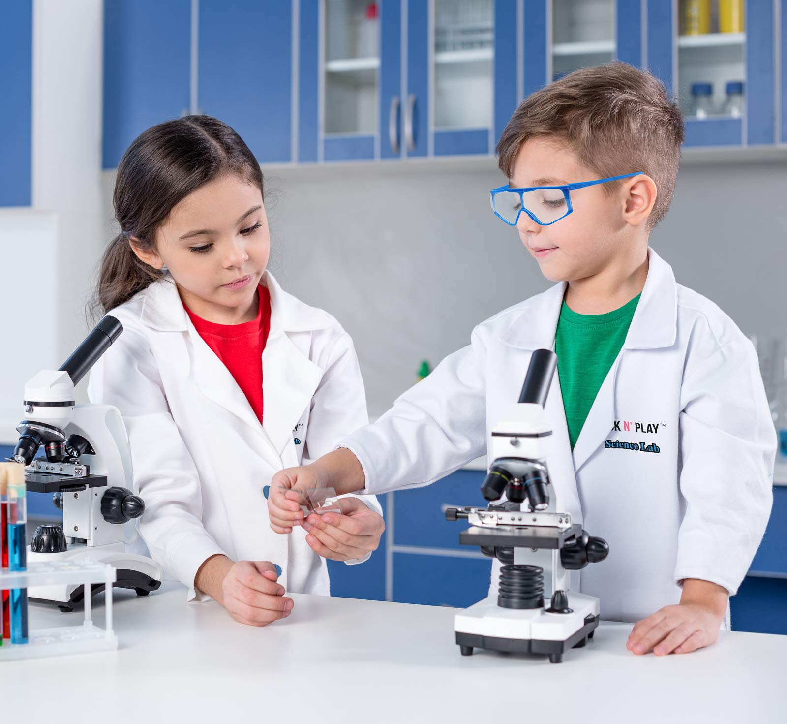 Click N' Play Science Lab Role Play Dress Up Set White