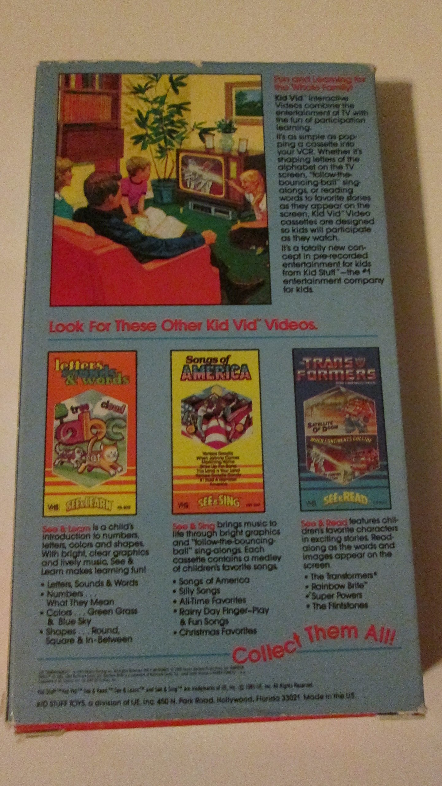 DC Comics Super Powers Battle at the Earth's Core {VHS Video} Kid Stuff See & Read (1985)