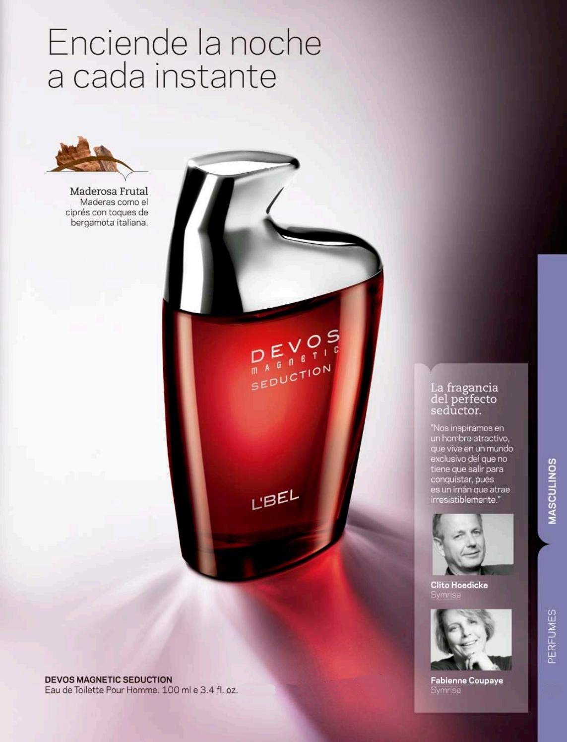 DEVOS MAGNETIC SEDUCTION by L'Bel Cologne EAU DE TOILETTE Pour Homme fragrance 3.4 Oz (3.4 Oz)