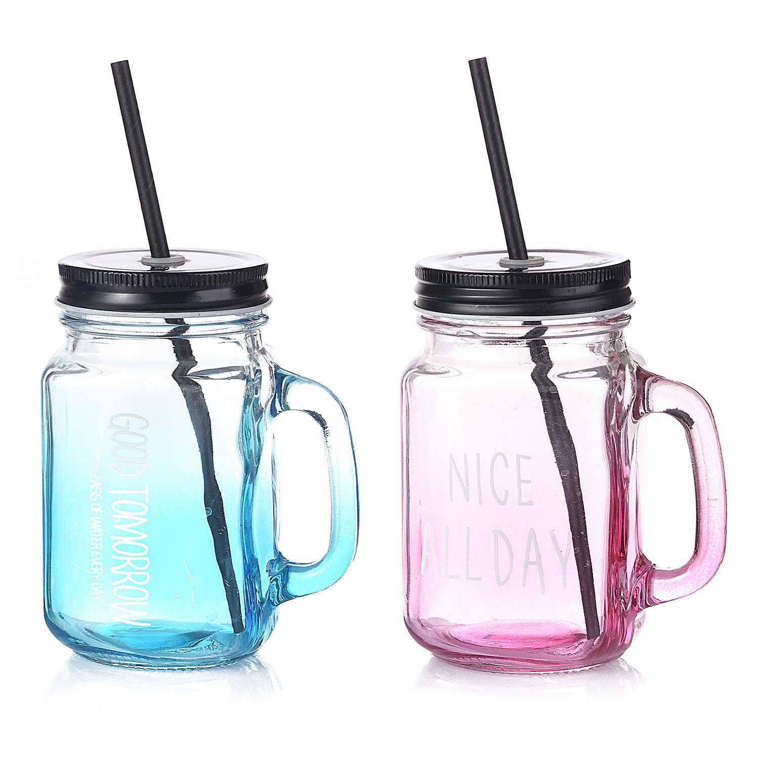 ALINK 100 Black Paper Straws, Biodegradable Disposable Drinking Straws Bulk for Party Supplies, Birthday, Wedding, Bridal/Baby Shower, Restaurant and Holiday Celebrations