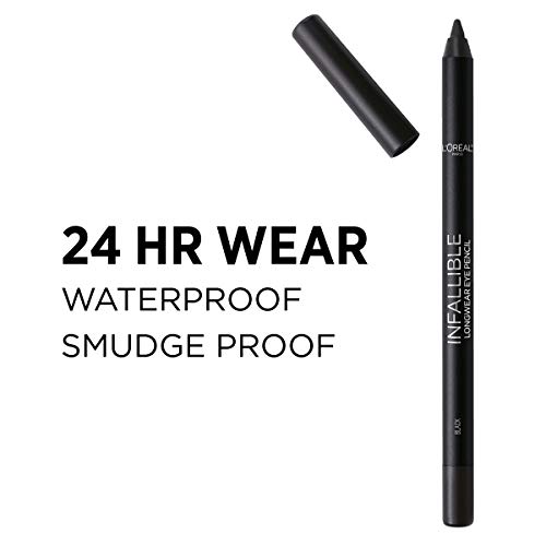 L’Oréal Paris Makeup Infallible Pro-Last Pencil Eyeliner, Waterproof and Smudge-Resistant, Glides on Easily to Create any Look, Cobalt Blue, 0.042 oz.