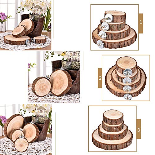 Litewoo Bird Perching Stand Ring Pine Platform Wooden Toy Suitable for Parrot Parakeet Cockatiel Lovebird Budgie Sparrow Canary Cockatoo (S)