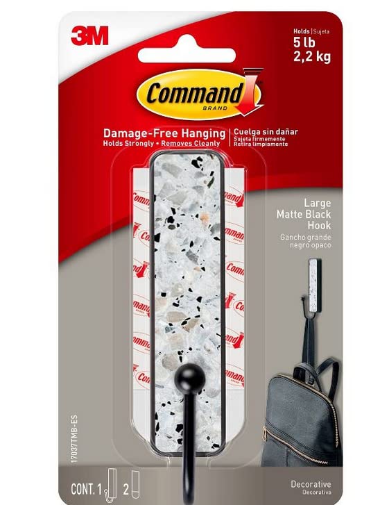 Command Large Sized Decorative Hook, 17037TMB-EF