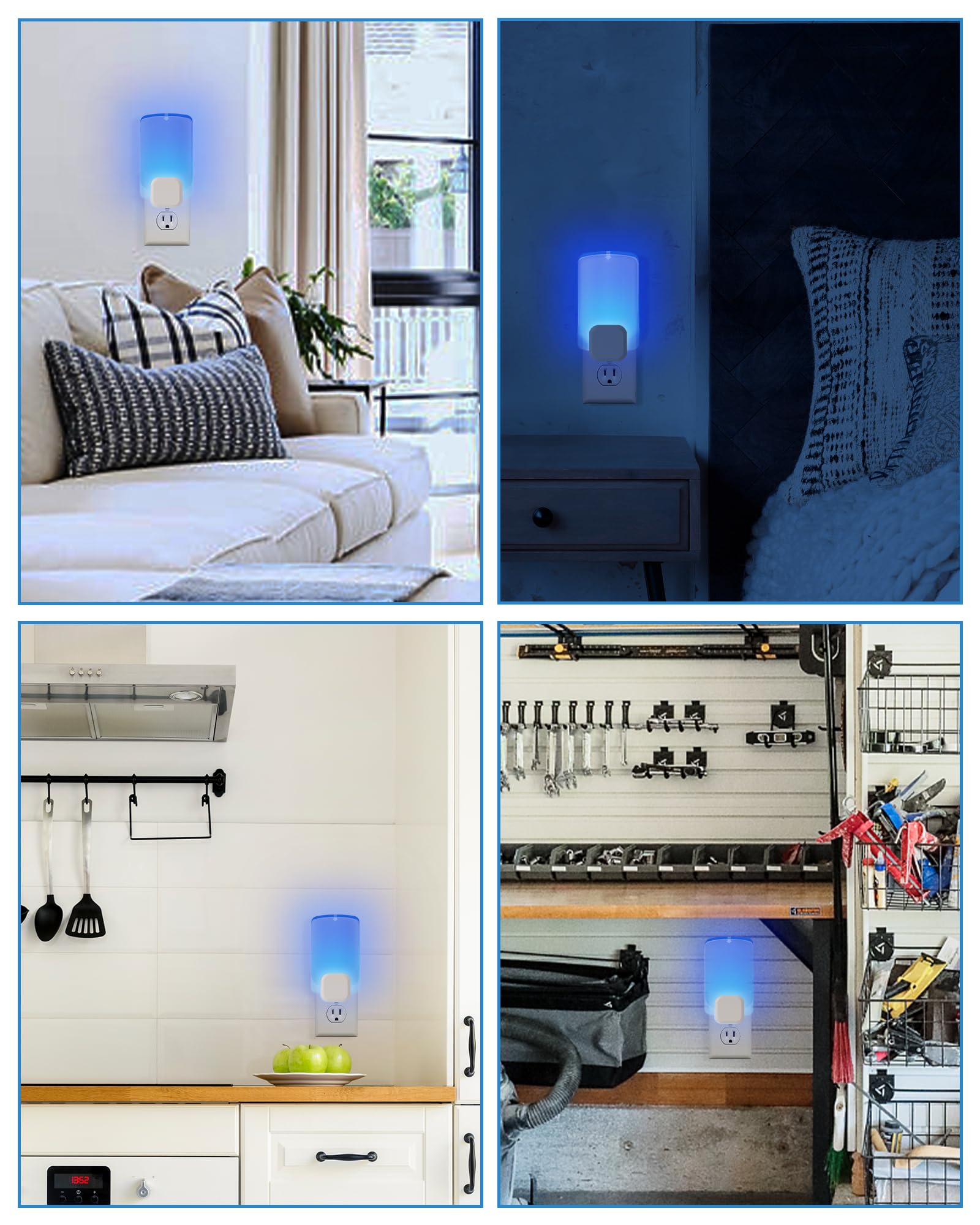Dichroma 8 Pack Refill Cartridges for Blue Light Plug-in, Compatible with Flying Insect Light Trap for Fly Bug Mosquito Gnat Indoor