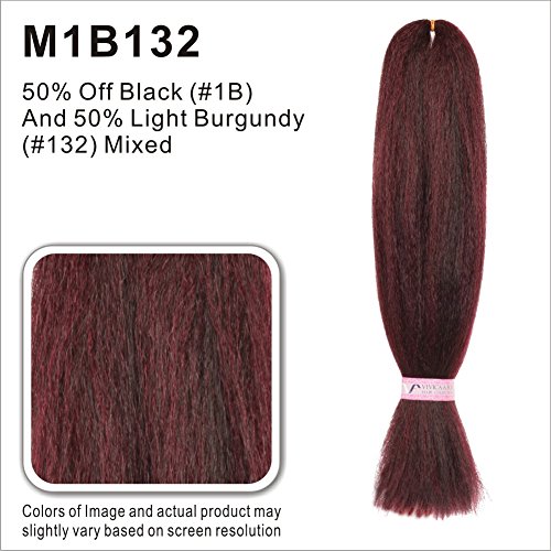Vivica A Fox Hair Collection HKBK16L-V Human Hair Afro Curl Kinky Bulk Extension, M1B/132, 5.8 Ounce