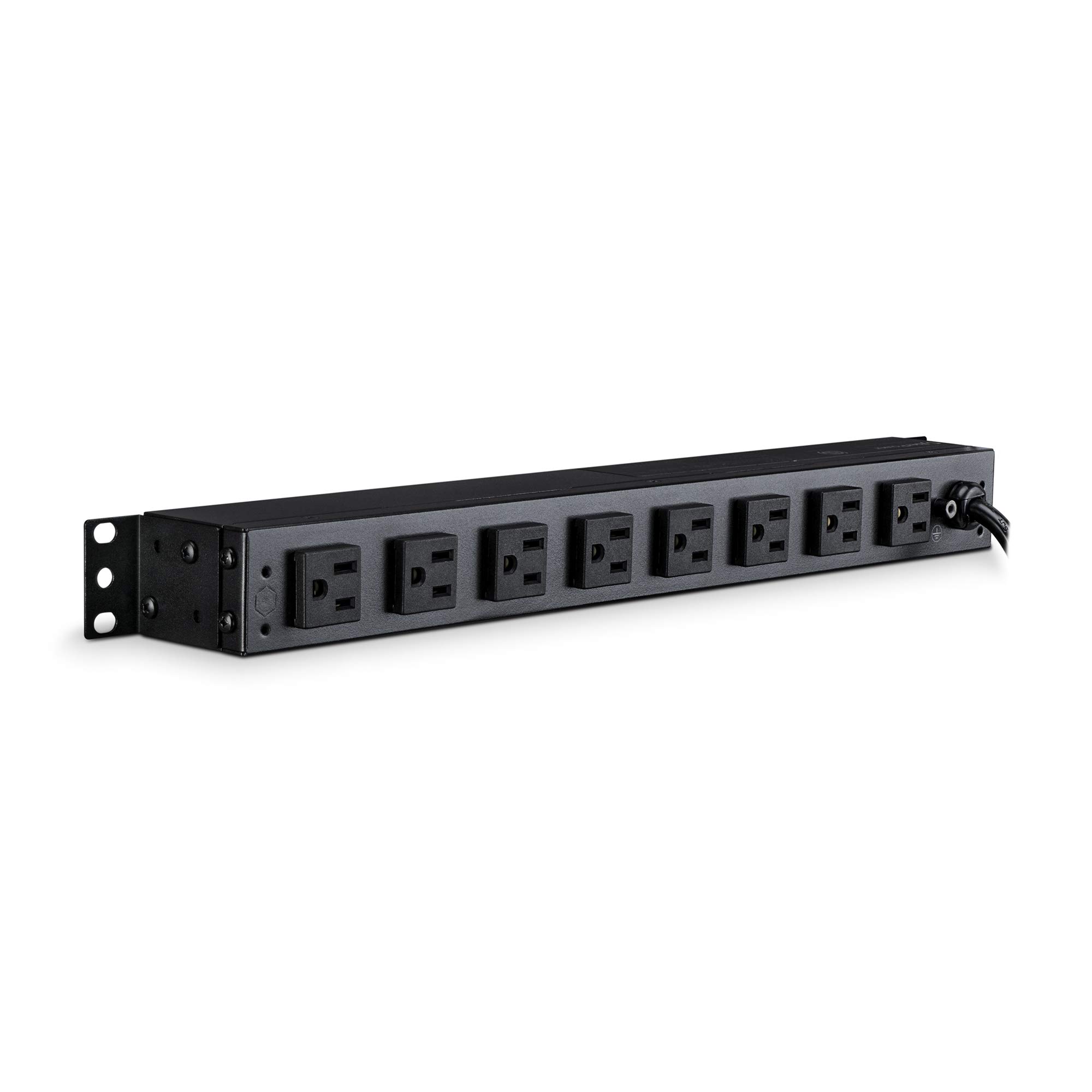 CyberPower PDU15B2F8R Basic PDU, 100-125V, 15A (Derated to 12A), 10 Outlets, 1U Rackmount
