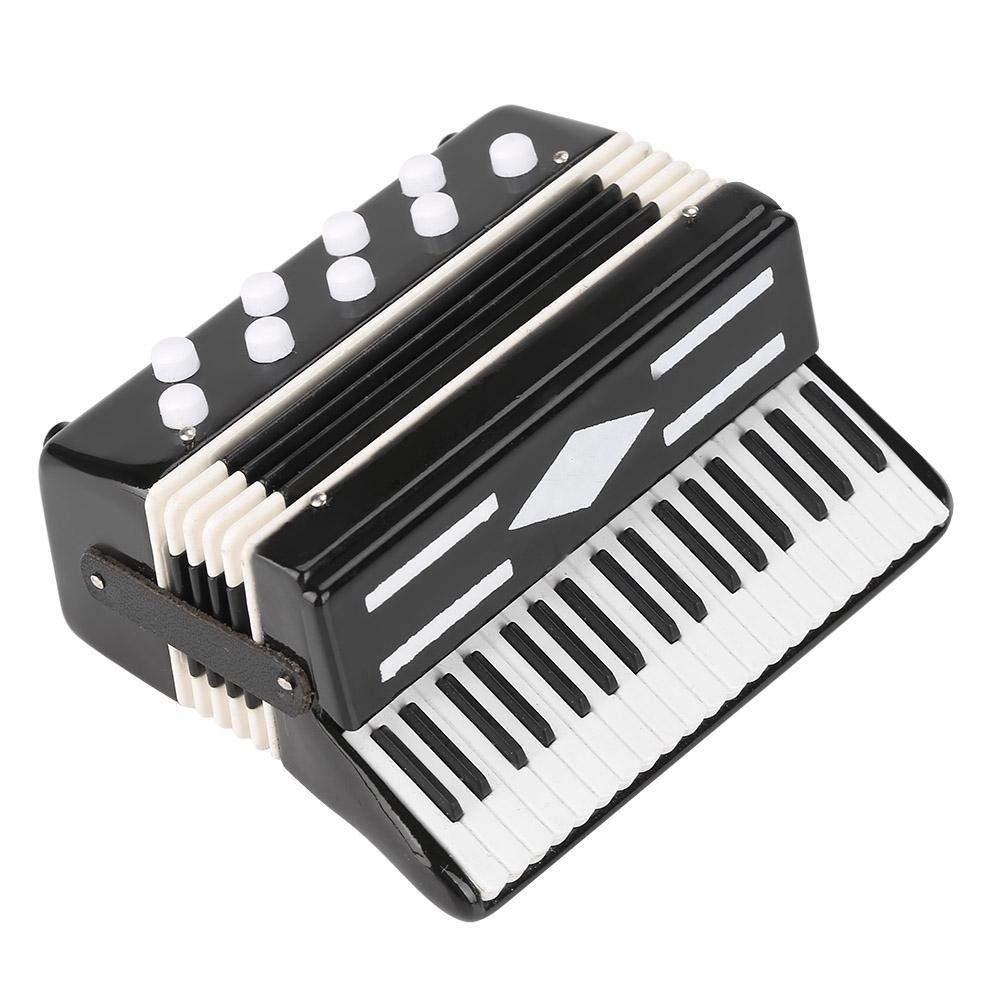 Alano Mini Musical Instrument Accordion Model Musical Instrument Decoration Ornaments (7cm)