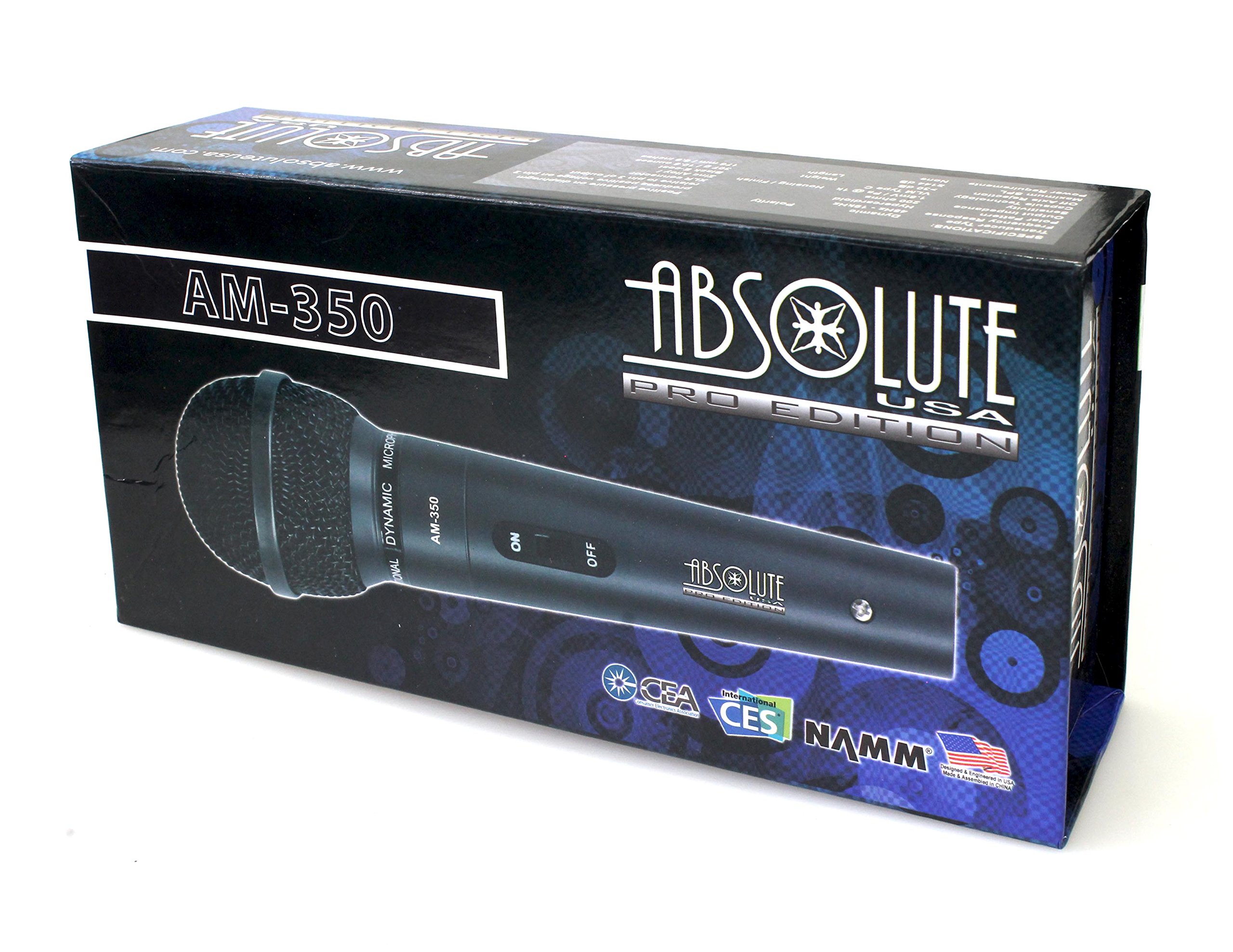 Absolute PRO Series EDITION AM-350 Uni-Directional Dynamic Microphone