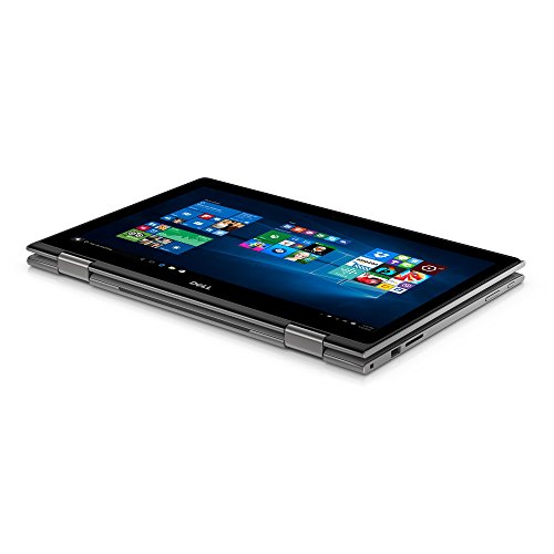 Dell i5568-0463GRY 15.6" FHD 2-in-1 Laptop (Intel Core i3-6100U 2.3GHz Processor, 4 GB RAM, 500 GB HDD, Windows 10) Gray