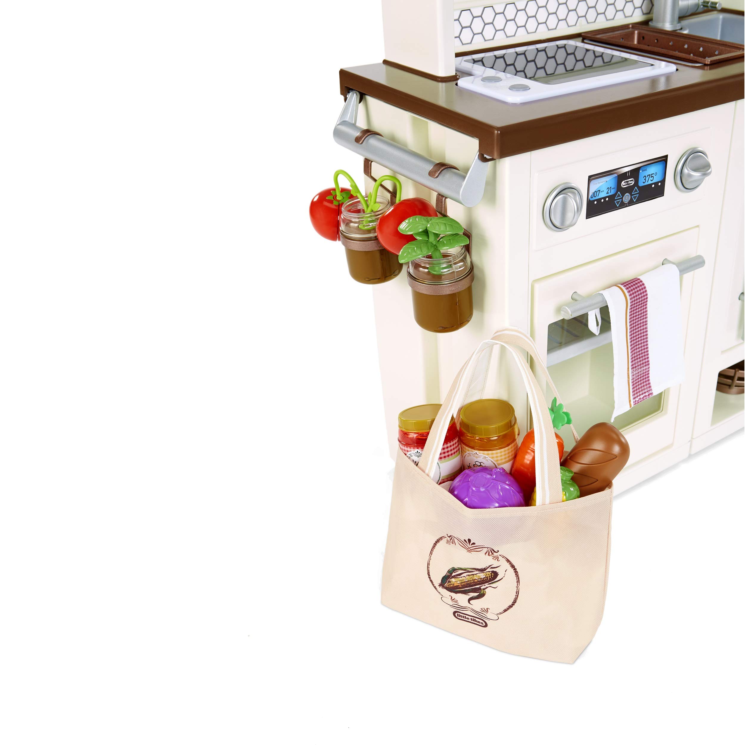 Little Tikes First Market Kitchen Pretend Play Kitchen w/Over 20 Accessories