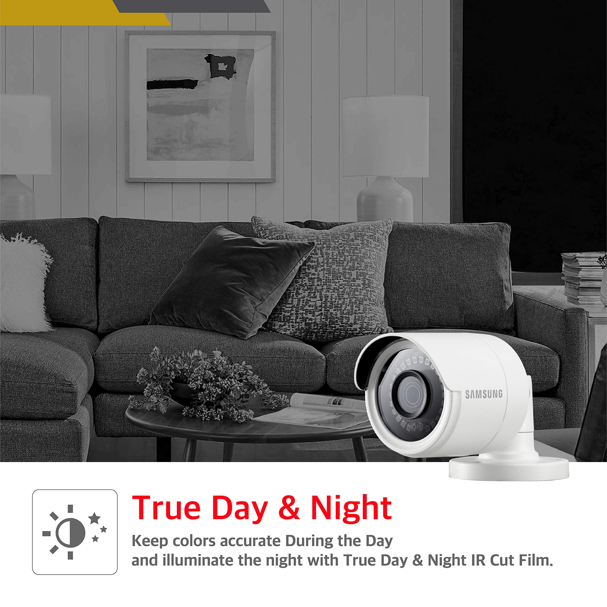 Samsung Wisenet SDC-89440BB - 4MP Weatherproof Bullet Camera, Compatible with SDH-C85100BF