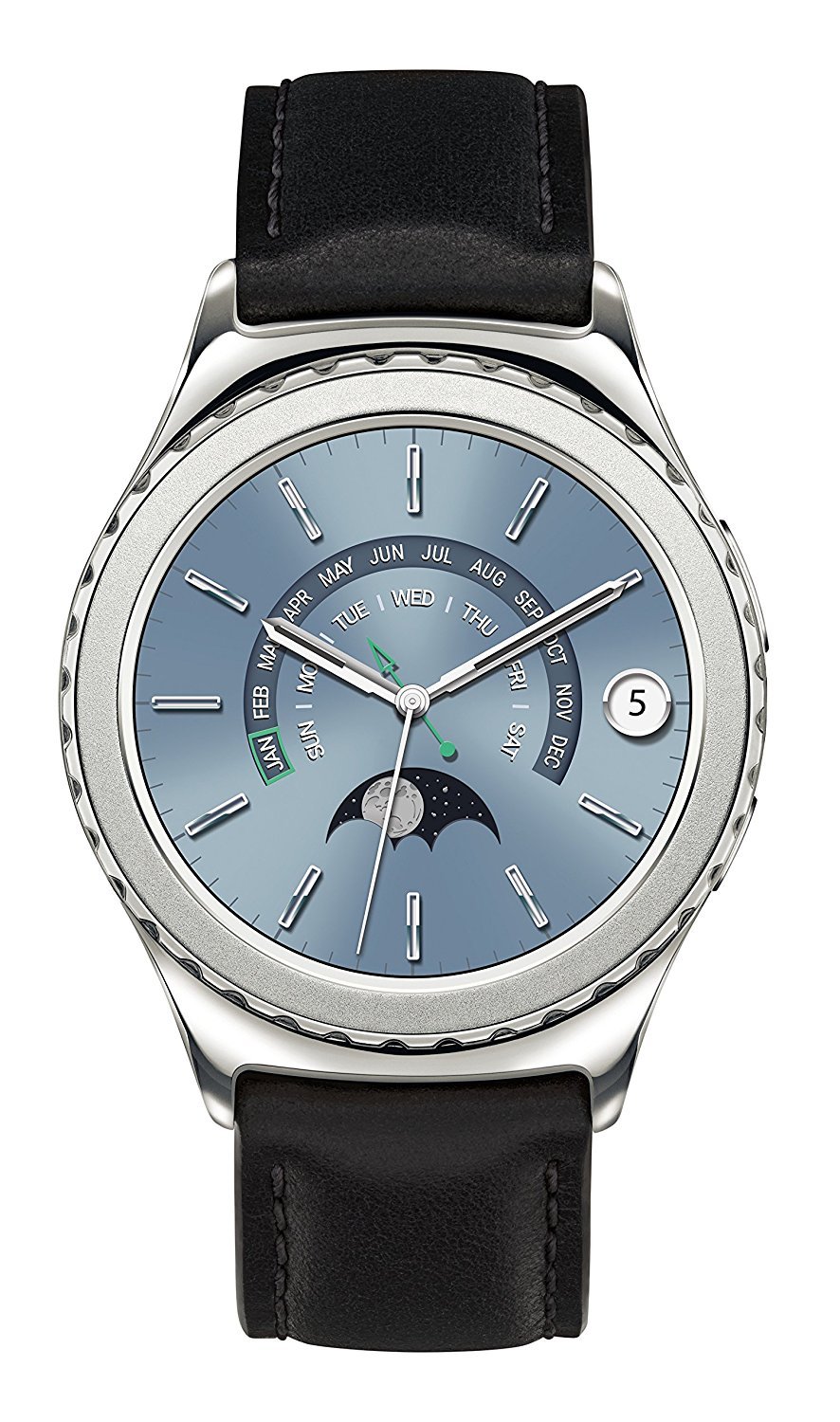 Samsung Premium Gear S2 Classic Smartwatch Platinum (Renewed)
