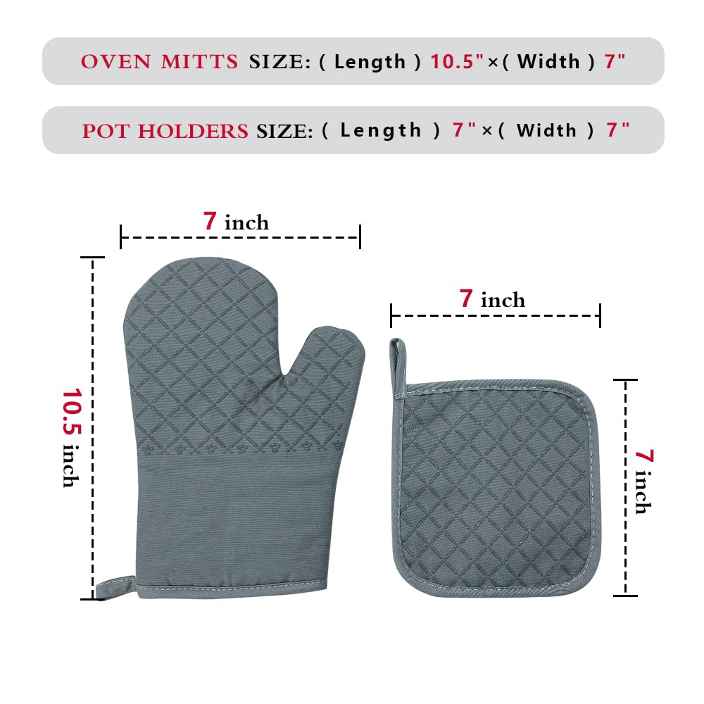 All You Need is Love and A Cat,Oven Mitts and Pot Holders Sets of 2,Funny Oven Mitt,Friend Birthday Gift,Cat Lover Gift,Birthday Gift for Cat Owner,Cat Lover, Cat Mom