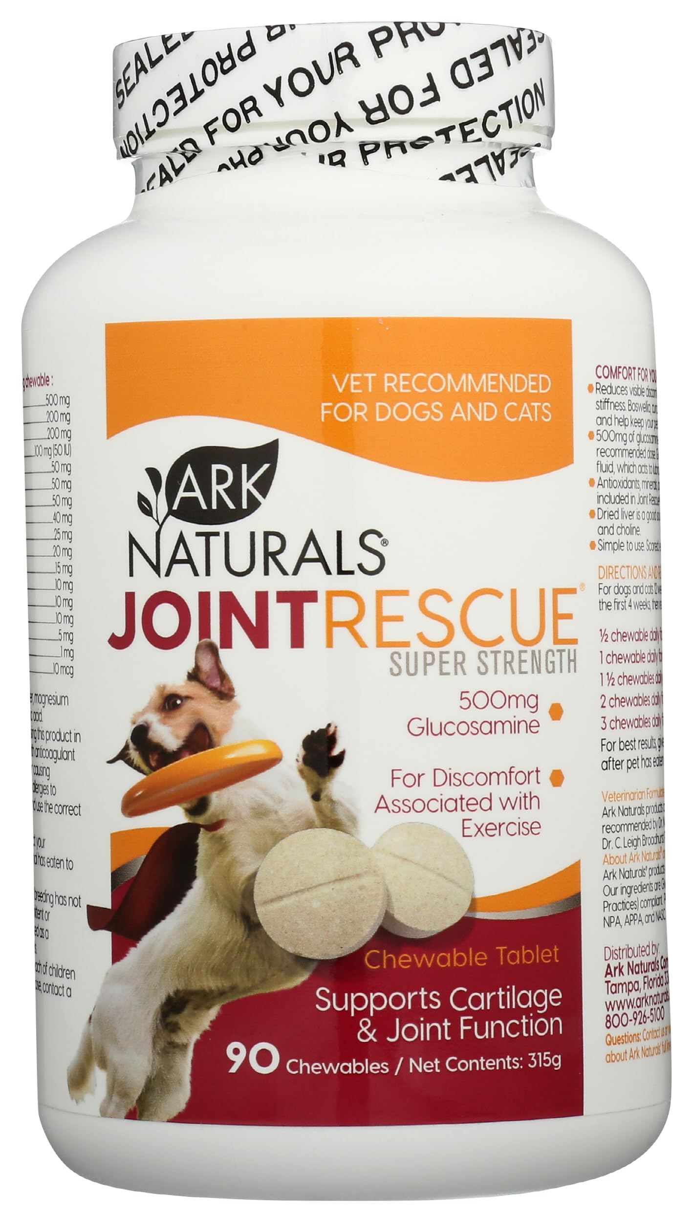 Ark Lighting NATURALS Joint Rescue Super Strength Chews (90 Count), (700542)