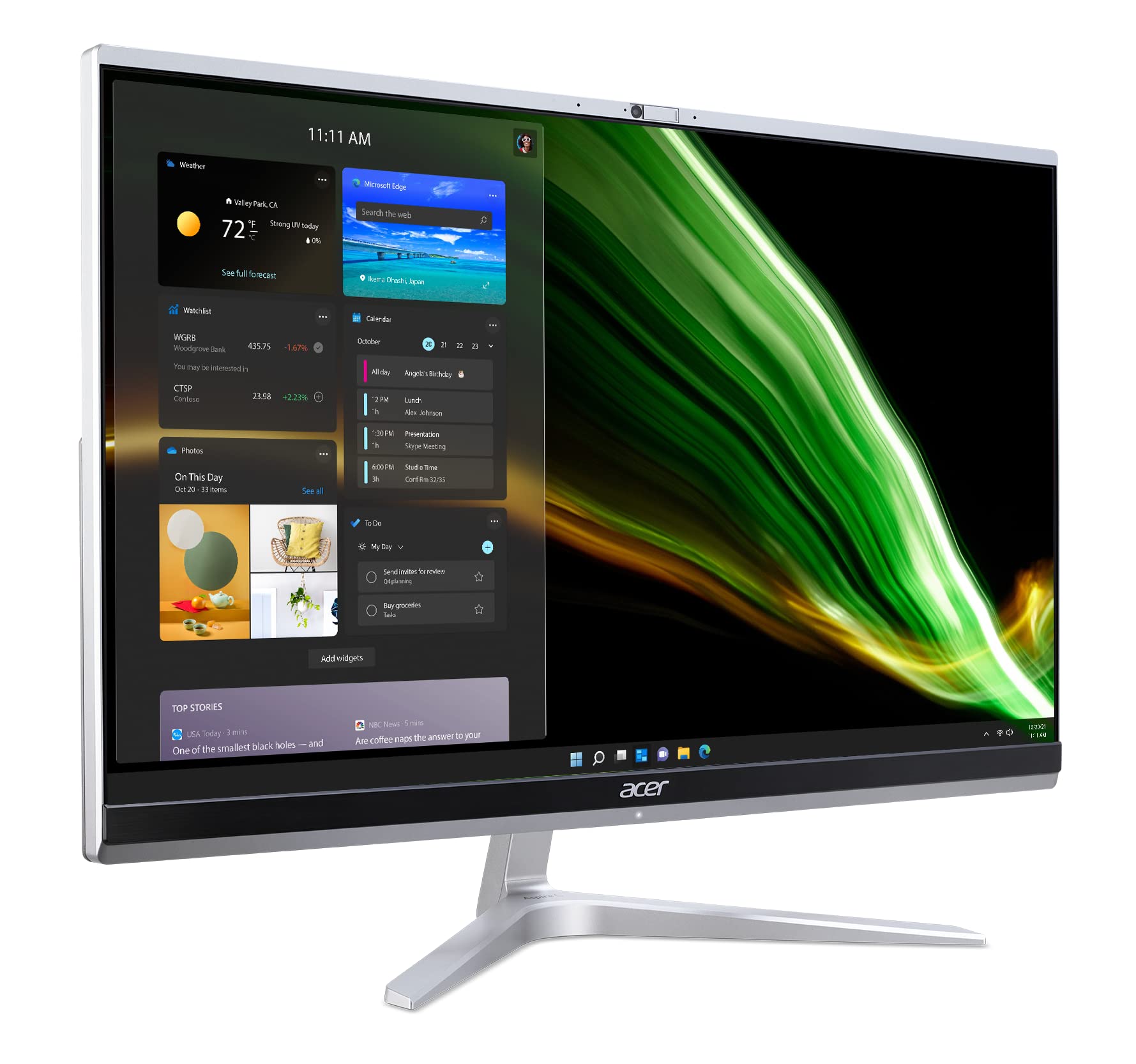 Acer Aspire C24-1650-UA92 AIO Desktop | 23.8" Full HD IPS Display | 11th Gen Intel Core i5-1135G7 | Intel Iris Xe Graphics | 8GB DDR4 | 512GB NVMe M.2 SSD | Wi-Fi 6 | Windows 11 Home