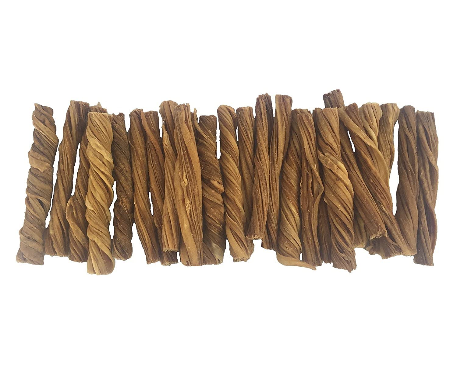 Beef Tripe Sticks for Dogs (6" - 25 Count) All Natural Dog Treats from Free Range, Grass Fed Beef Dog Chews Safe & Easily Digestible โ Lasting Twist Sticks - Great for Puppies & Senior Dogs