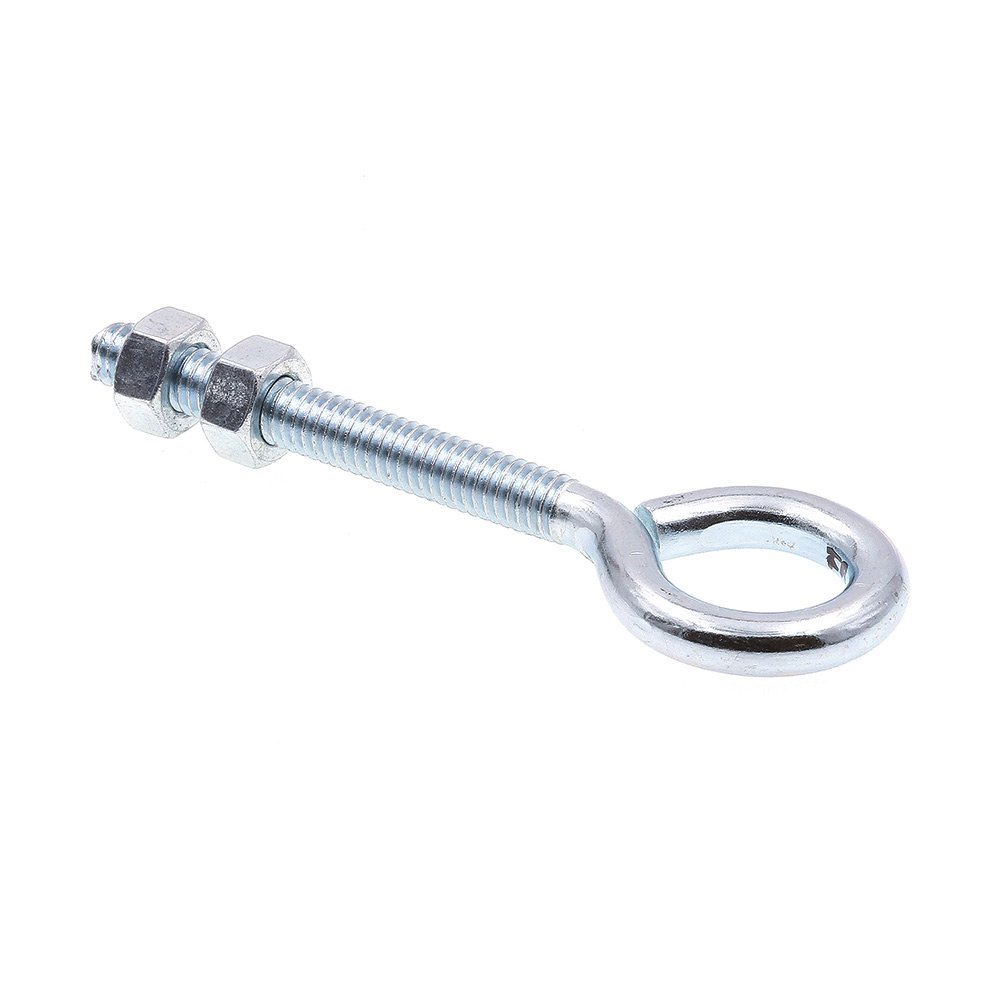 Prime-Line 9066630 Eye Bolts With Nuts, 5/16 In.-18 X 4 In., Zinc Plated Steel (20 Pack)